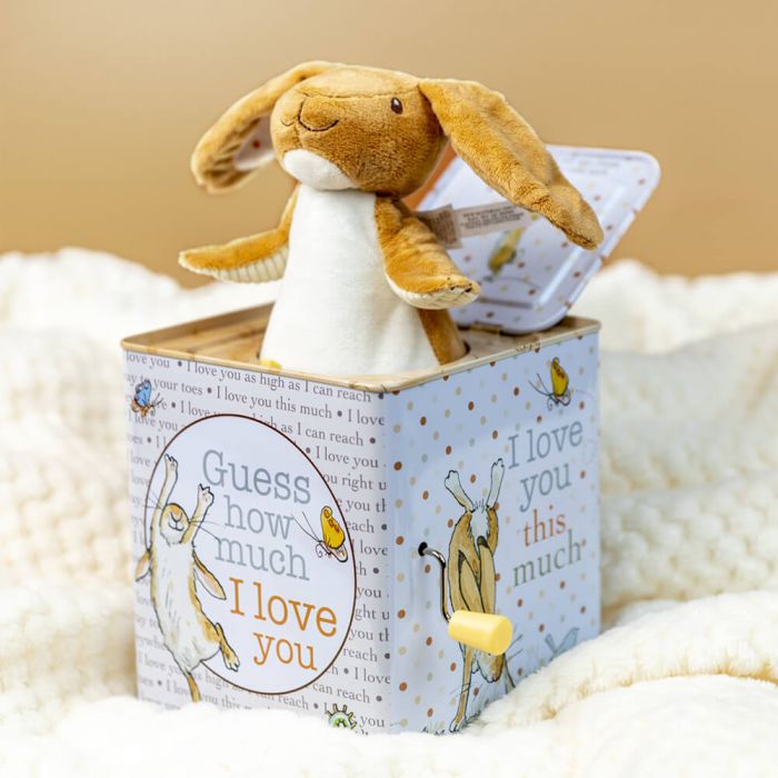 Nutbrown Hare Jack in the Box | 26cm | Guess How Much I Love You – Me & Mimi