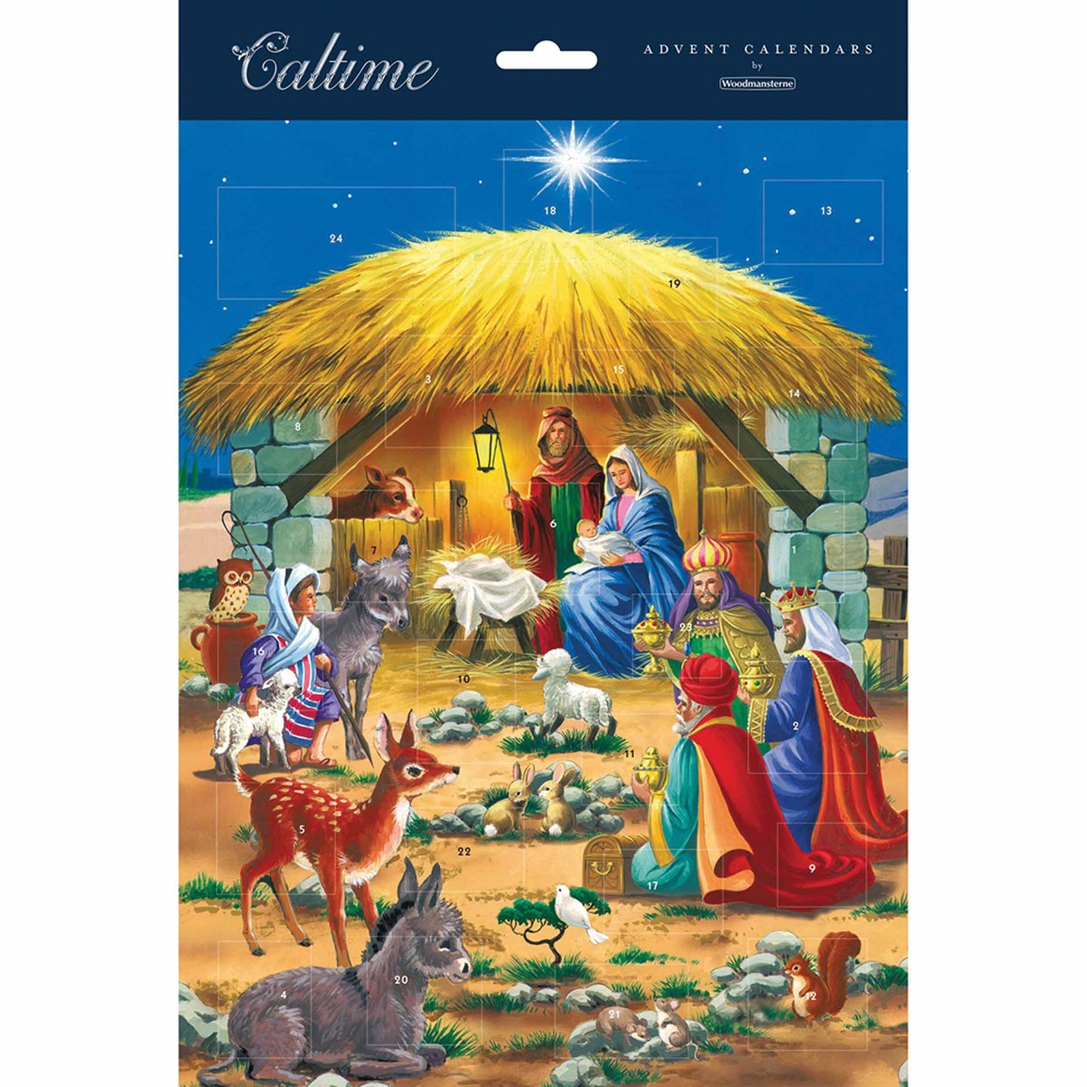 Nativity Scene Caltime Advent Calendar | 24x32cm | Woodmansterne – Me ...