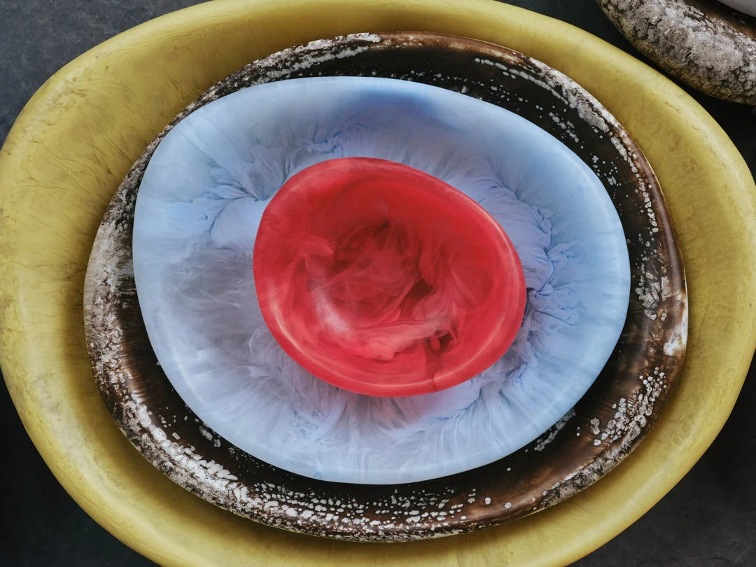 Small Resin Bones Bowl | Pool | 18.5x5.5x23.5cm – Me & Mimi