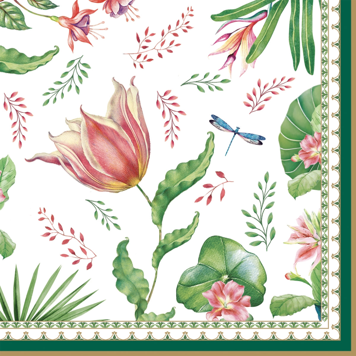 Botanic Chic Napkins | 3 Ply | 20pk | Easy Life – Me & Mimi