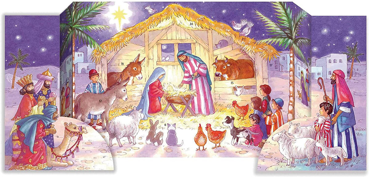 Annabel Spencely Nativity 3D Advent Calendar | Woodmansterne – Me & Mimi