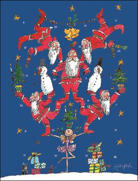 Balancing Santa Advent Calendar | Woodmansterne – Me & Mimi